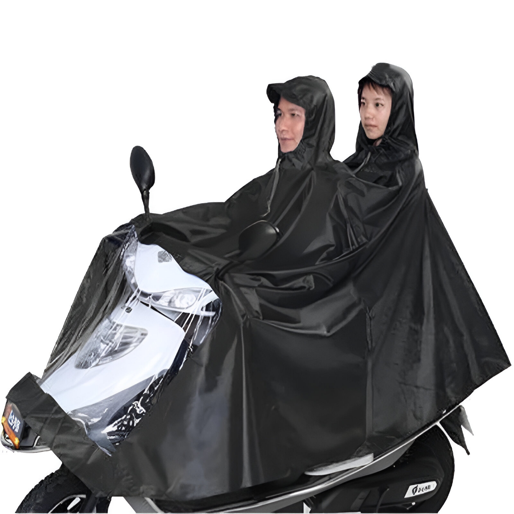 (SkinnyGlow) Double 2-Person Waterproof Motor Raincoat | Shopee Philippines