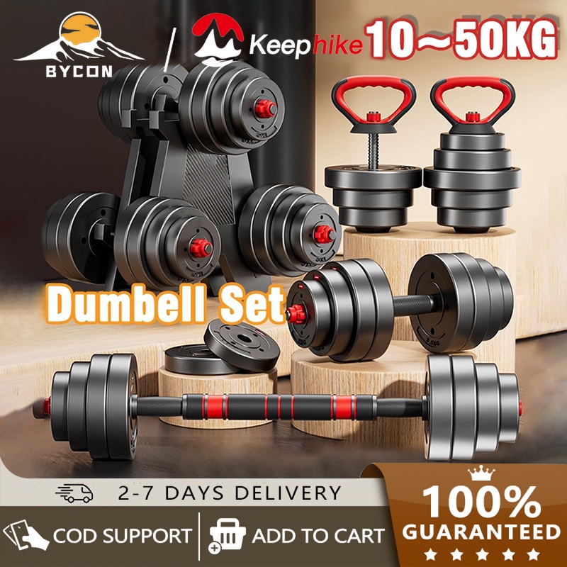 Dumbbells Set for men 5/10/15/20/25/30/40/50KG weight lifting barbell ...