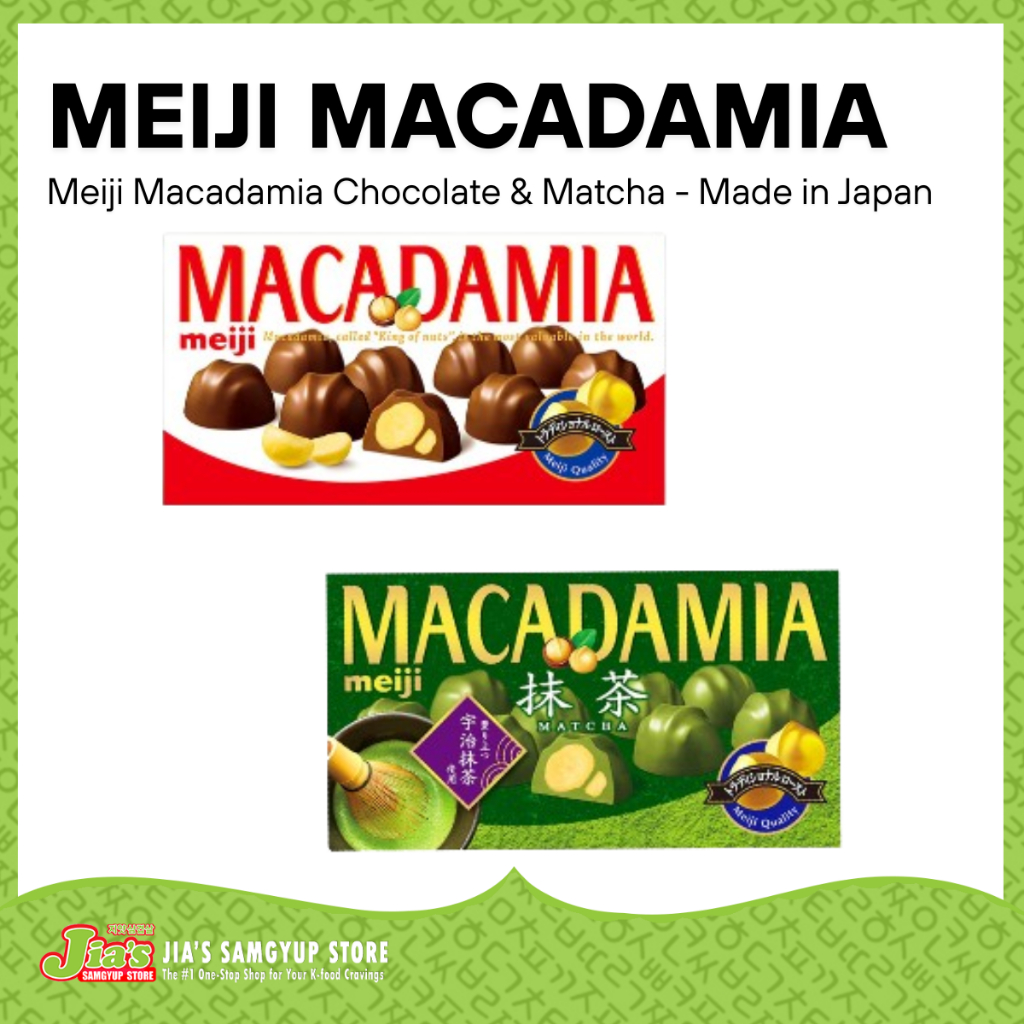 Meiji Macadamia (Chocolate & Matcha) | Shopee Philippines