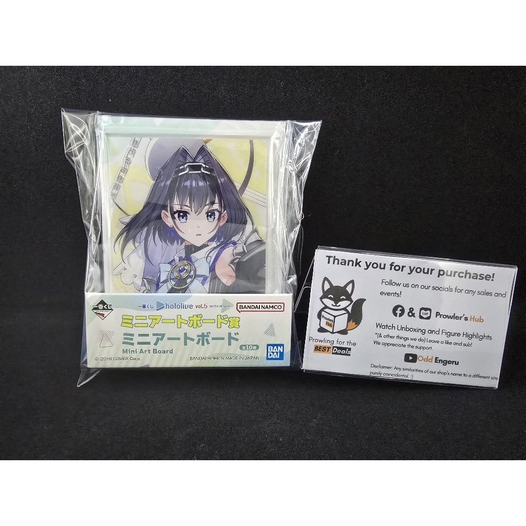 ichiban kuji hololive vol 5. mini visual board (Kronii) | Shopee ...