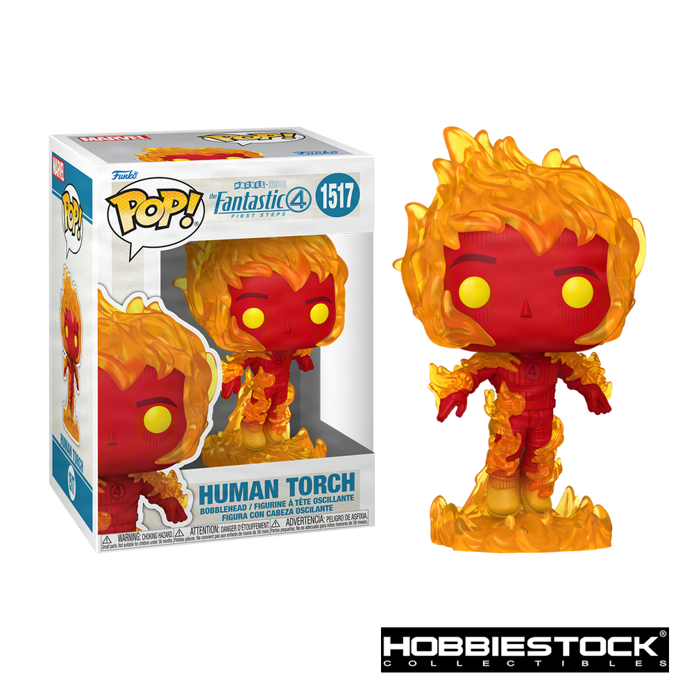 Funko Pop! Marvel: Fantastic Four S1- Human Torch | Shopee Philippines