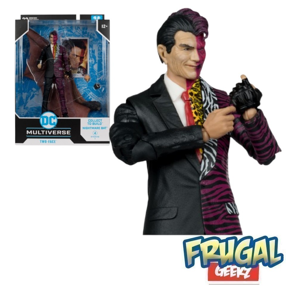 McFarlane : DC Multiverse (Batman Forever)- Two-Face Build A 7" Action ...