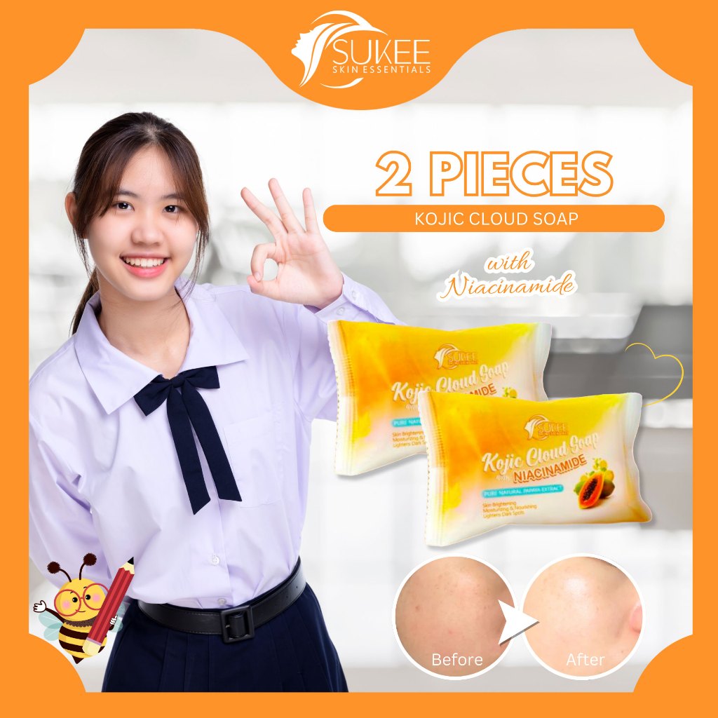 SUKEE KOJIC CLOUD SOAP NIACINAMIDE WITH NIACINAMIDE PAPAYA WHITENING ...