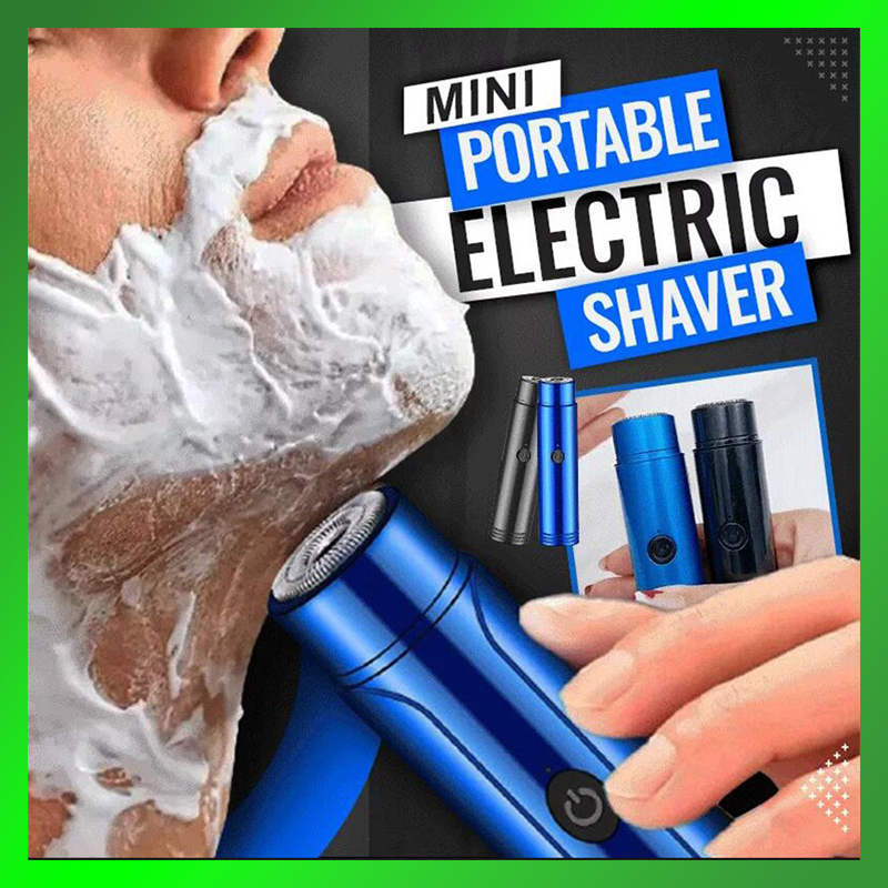 Men's mini electric shaver fully automatic beard trimmer portable young ...