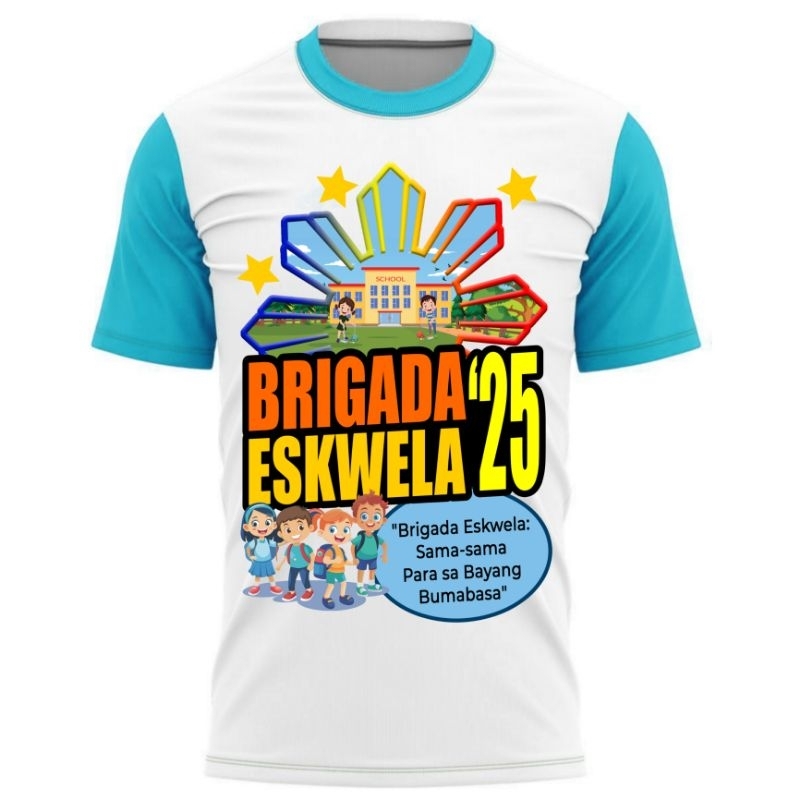BRIGADA ESKWELA 2025 SUBLIMATION PRINT DESIGN 11A/ UNISEX | Shopee ...