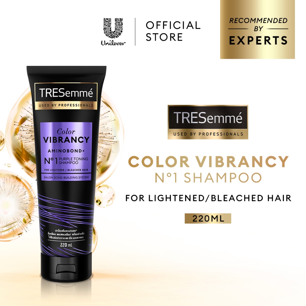 TRESemme Color Vibrancy Bond Building Shampoo Purple Toning For Salon ...