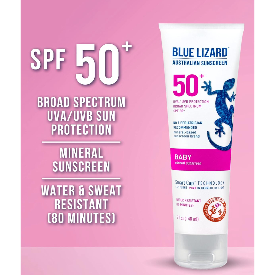 Blue Lizard Mineral Sunscreen Pink SPF 50 | Shopee Philippines