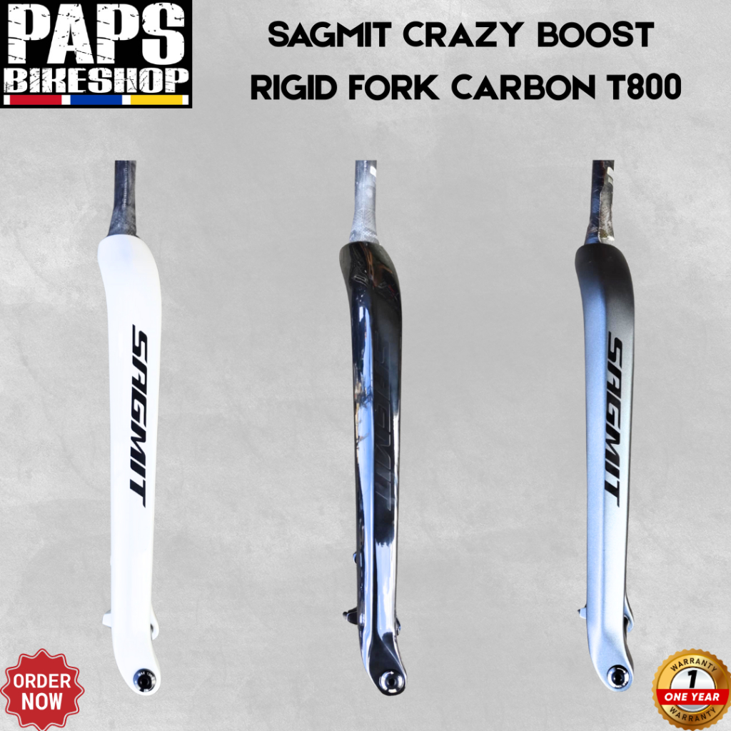 SAGMIT CRAZY BOOST RIGID FORK CARBON T800 for MTB | Shopee Philippines