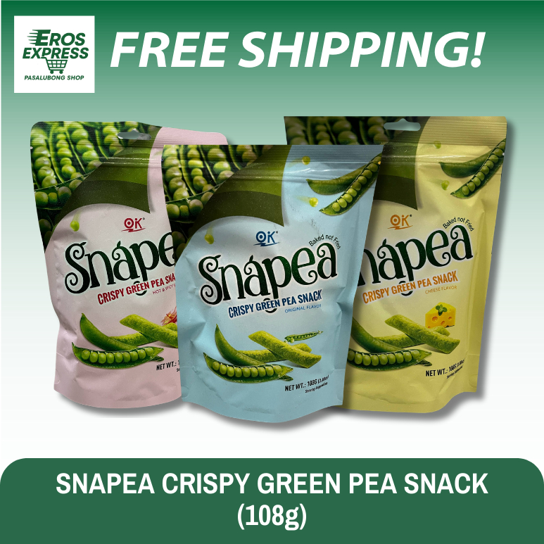 SNAPEA CRISPY GREEN PEA SNACK (108g) | Shopee Philippines