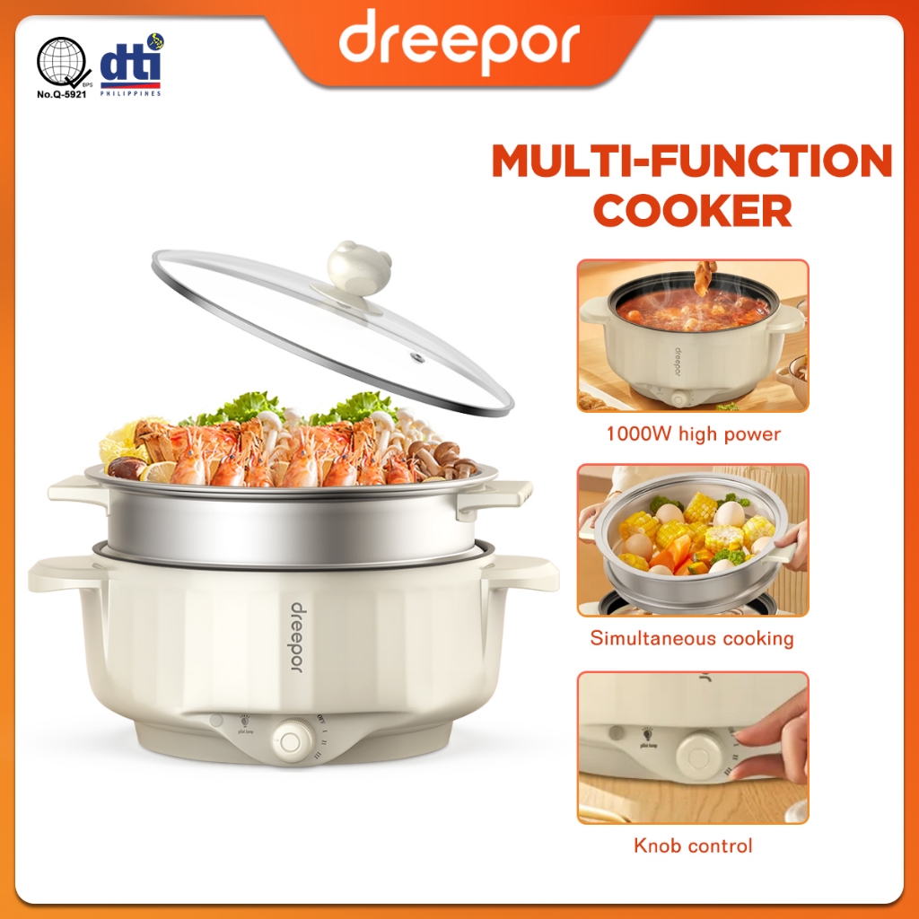 Dreepor 3.5L Electric Cooker Multi-function Rice Cooker Household ...