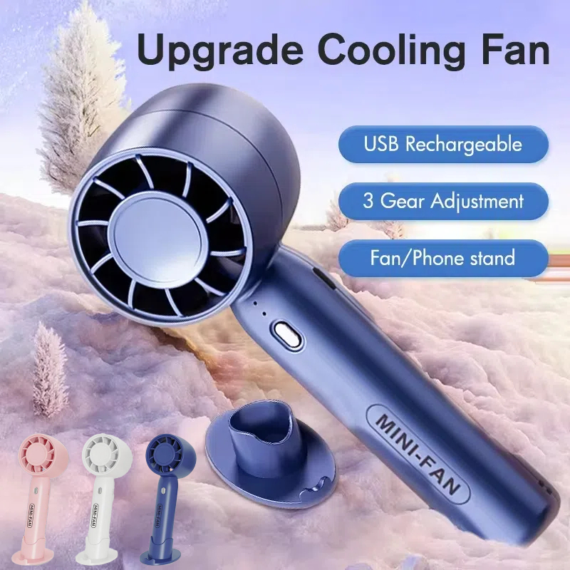 BUY 1 TAKE 1 Portable Mini Fan USB Rechargeable Turbo Fan Adjustable ...