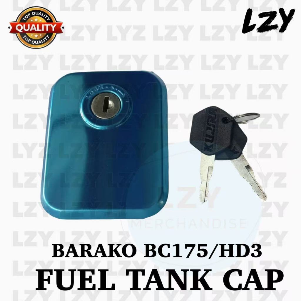 LZY Barako BC175 Fuel Gas Tank Cap Cover with 2 Keys High Quality ...