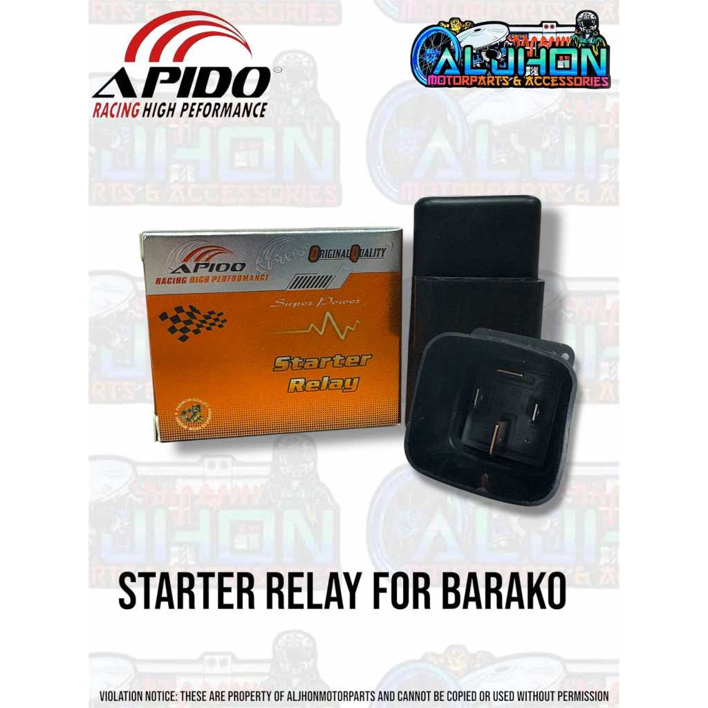 BARAKO 175 STARTER RELAY APIDO BRAND | Shopee Philippines