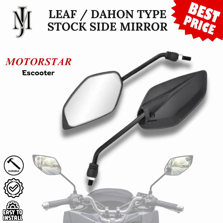 Motorstar Escooter JM Stock Leaf Type/ Dahon Long Black Stem Clear Lens ...