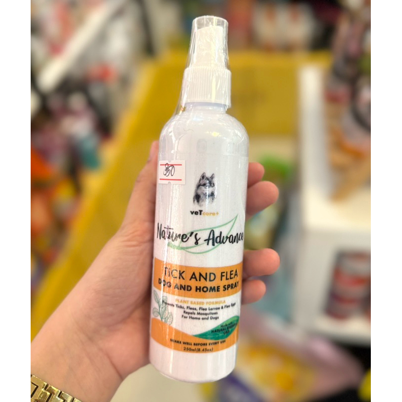 Vetcore Nature’s Advance Tick and Flea Spray 250ml | Shopee Philippines