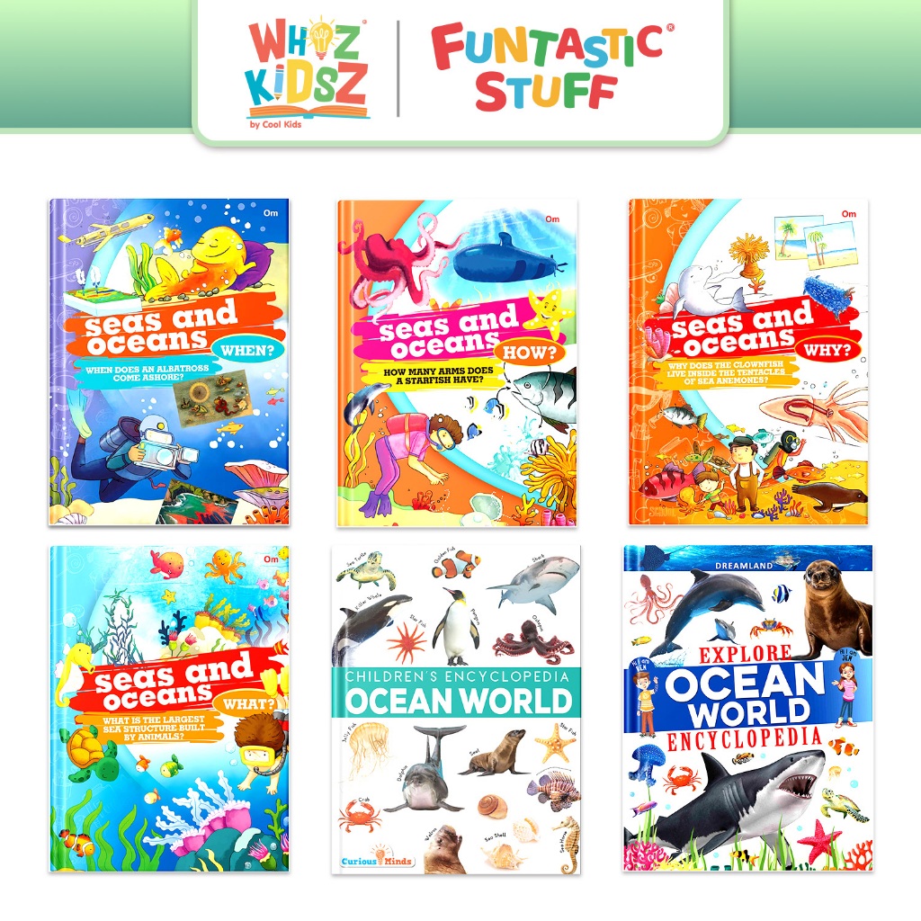 Whiz Kidsz Ocean & Seas Reference Books and Encylopedia Set for Kids ...