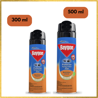 Baygon Protector Flying Insect Killer 2 in 1 dual action 500ml and ...