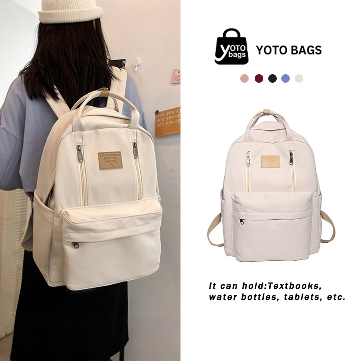 【High Quality】YOTO Korean Large Capacity School Bag For Student Casual ...