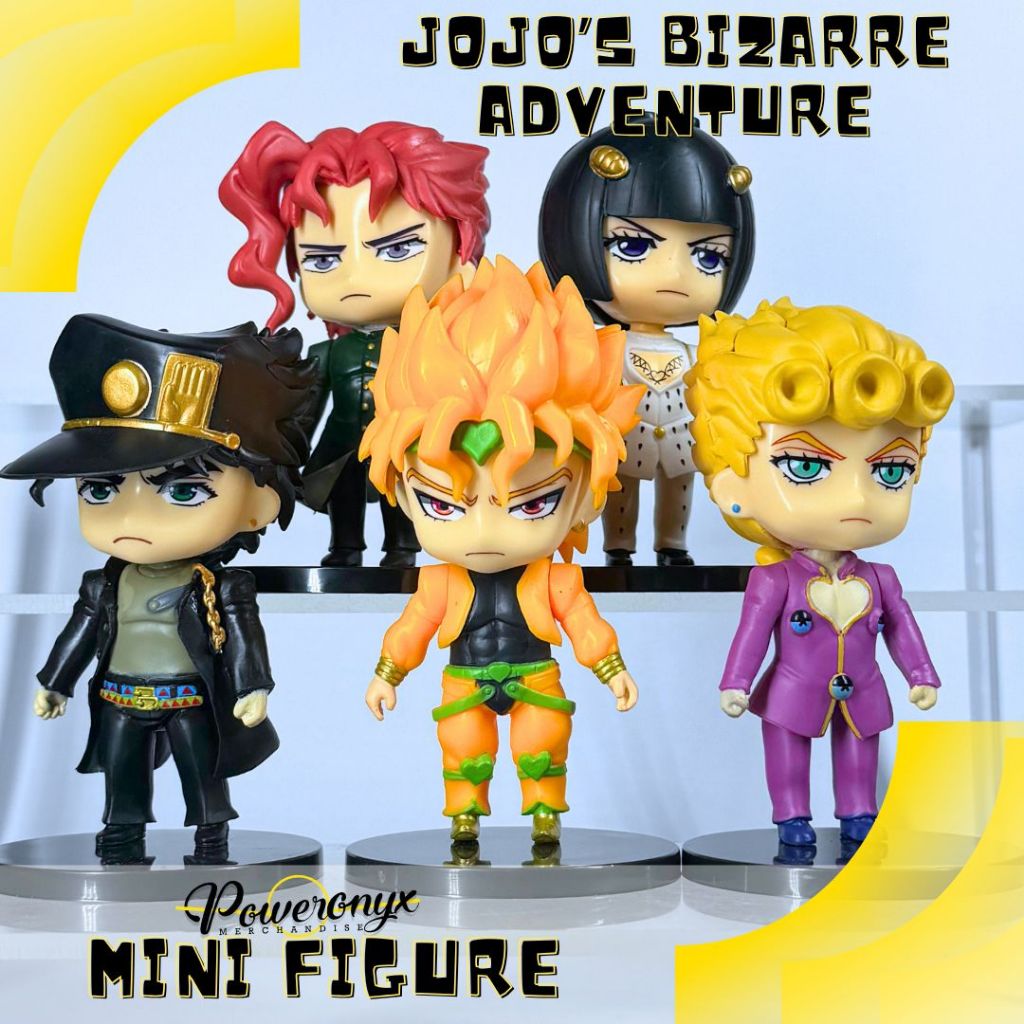 JoJo's Bizarre Adventure Dio Kakyoin Giorno Bruno Jotaro Mini Figure ...
