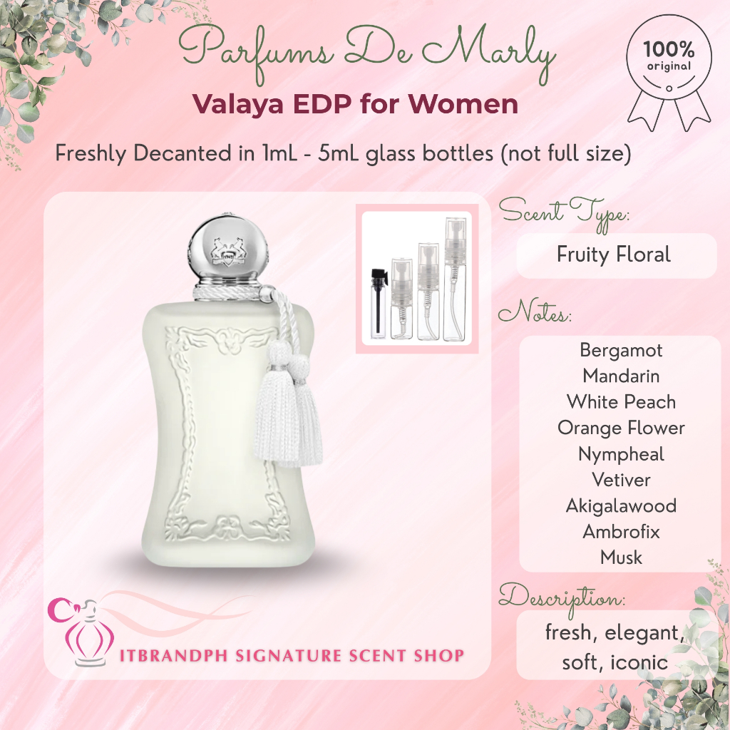 Decant PDM Valaya Eau de Parfum for women (NOT FULL BOTTLE) | Shopee ...