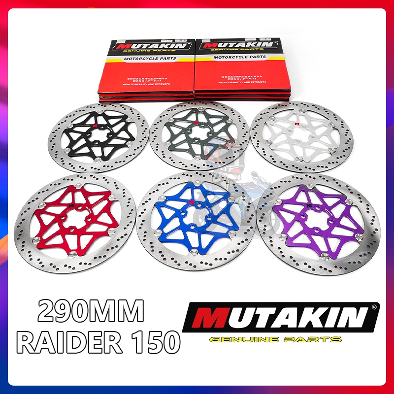 MUTAKIN 290MM Front Disc Brake 4 Holes For RAIDER 150 MAGS plug and ...