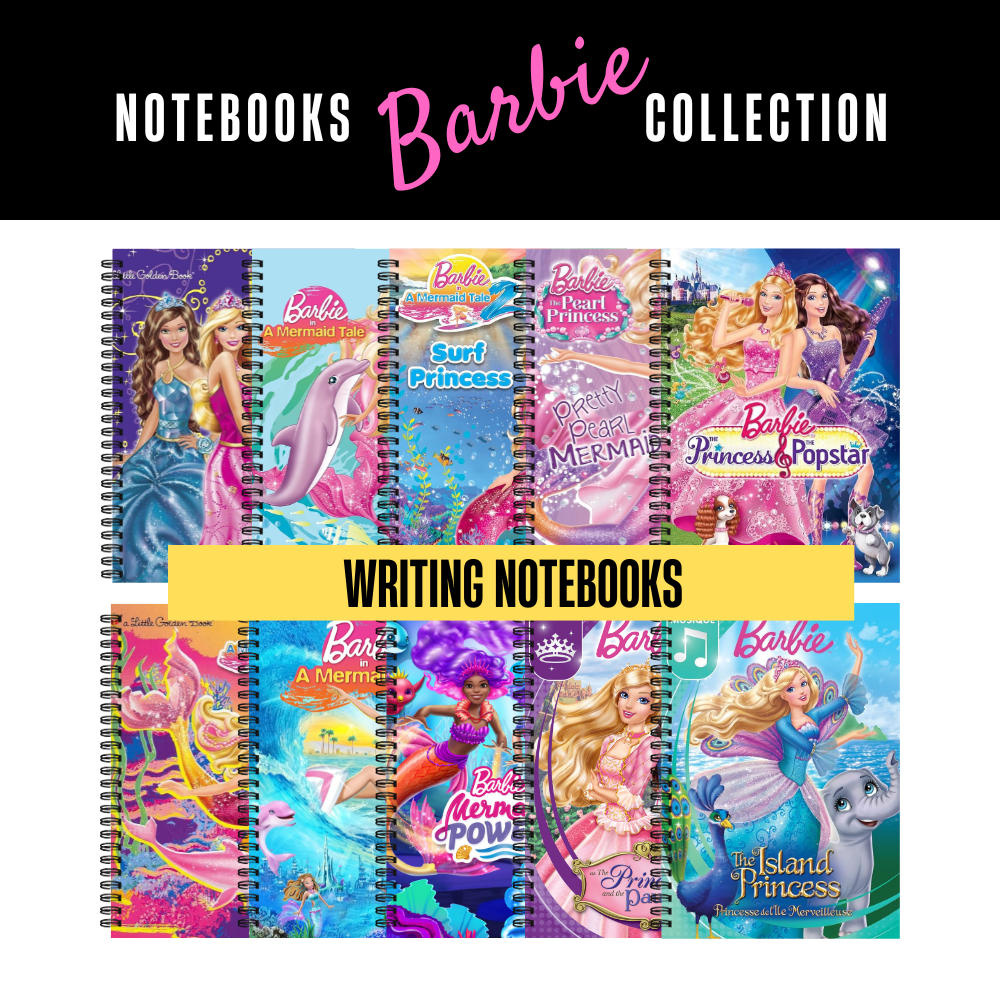 Refillable Writing Notebooks Barbie Notebook Collection | Shopee ...