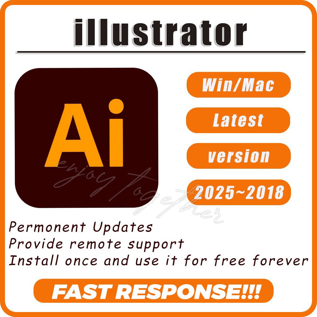 【FAST RESPONSE】illustrator support win/mac/M1 M2 M3 intel Lifetime use ...