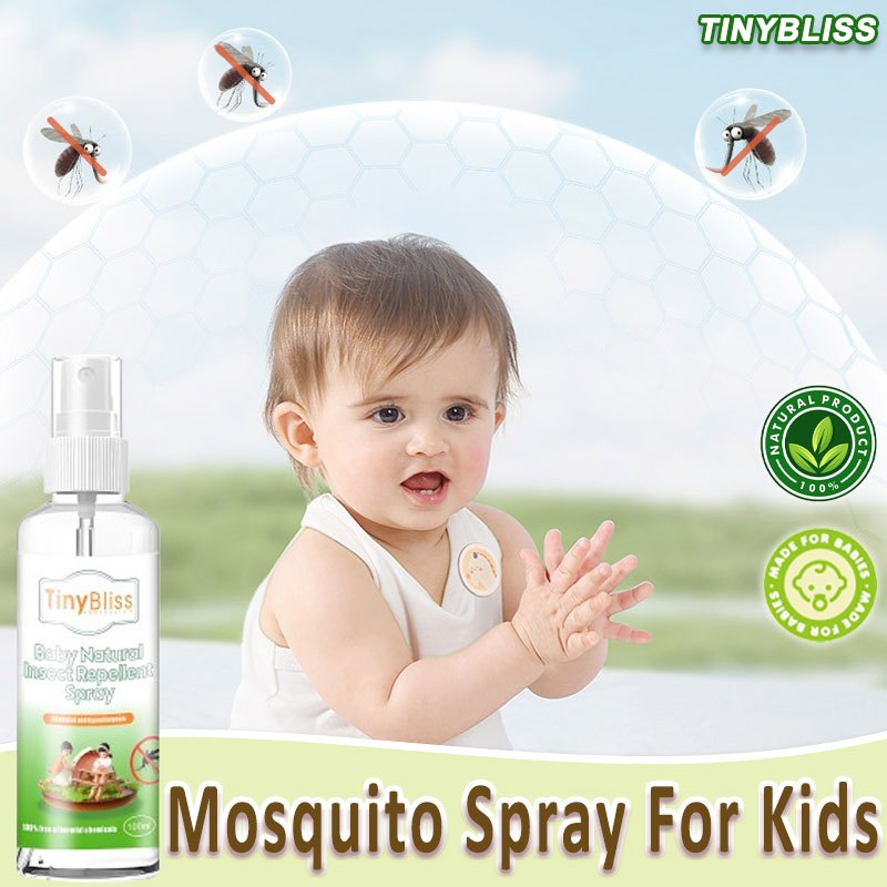 TinyBliss mosquito spray for kids100ML DEET-free All Natural And Non ...