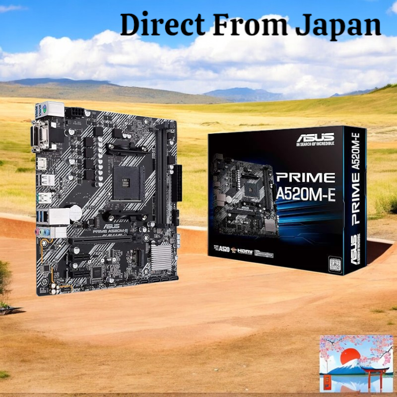 ASUS PRIME A520M-E MicroATX Motherboard with AMD A520 Socket AM4 ...