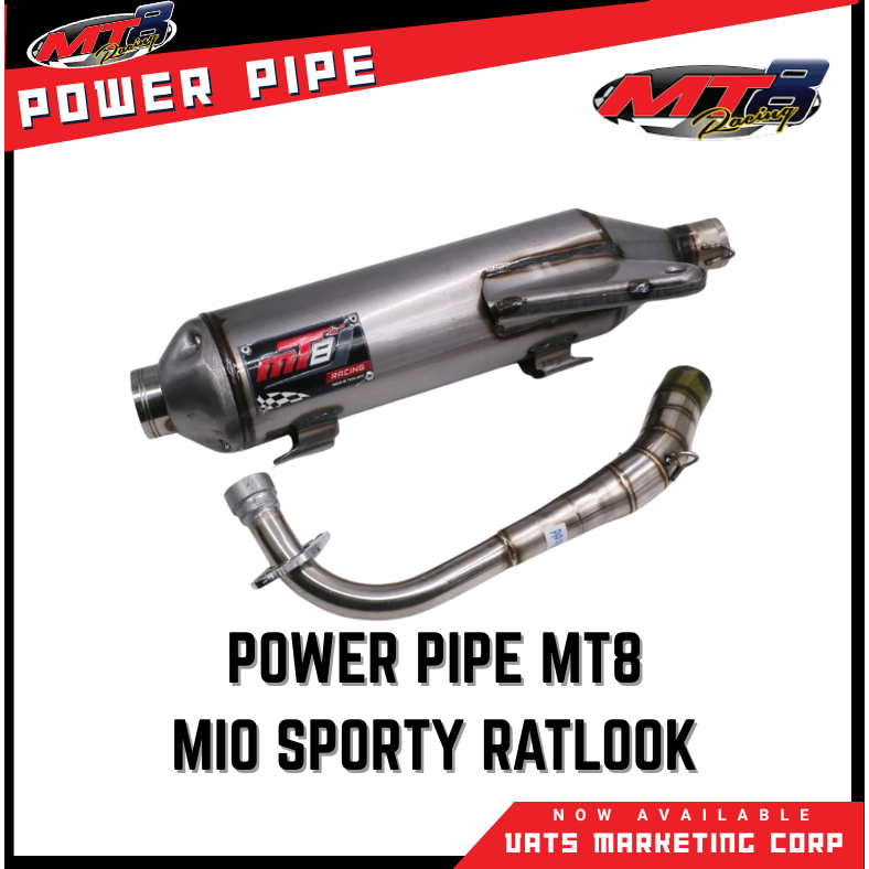 MT8 POWER PIPE MIO SPORTY (RATLOOK) | Shopee Philippines