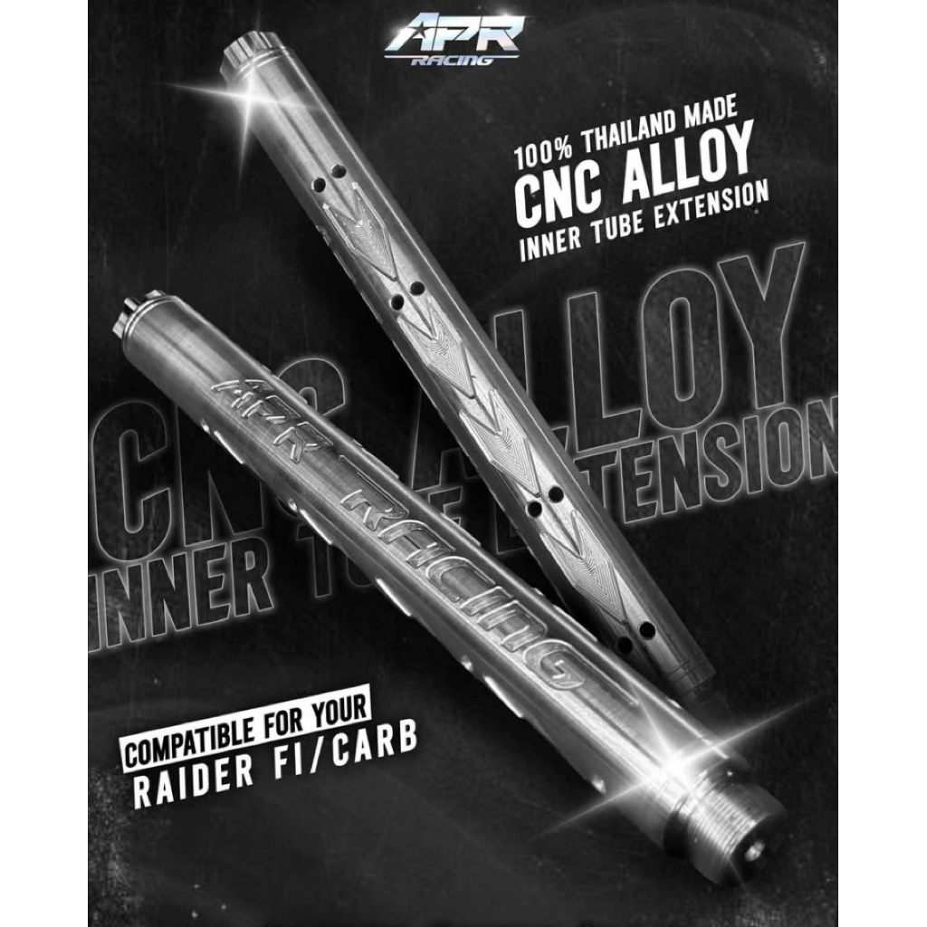 Apr Cnc Alloy Inner Tube Extension For Raider F.i /Carb | Shopee ...