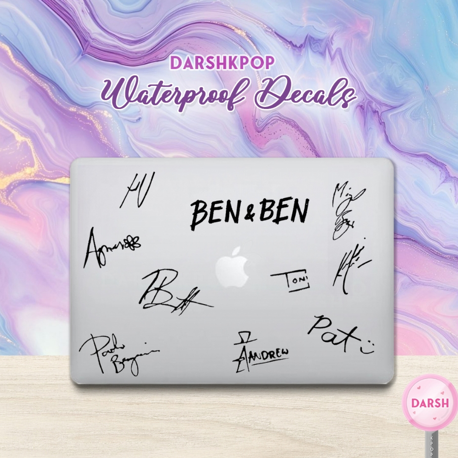 Ben & Ben OPM Signature Waterproof Vinyl Stickers | Shopee Philippines