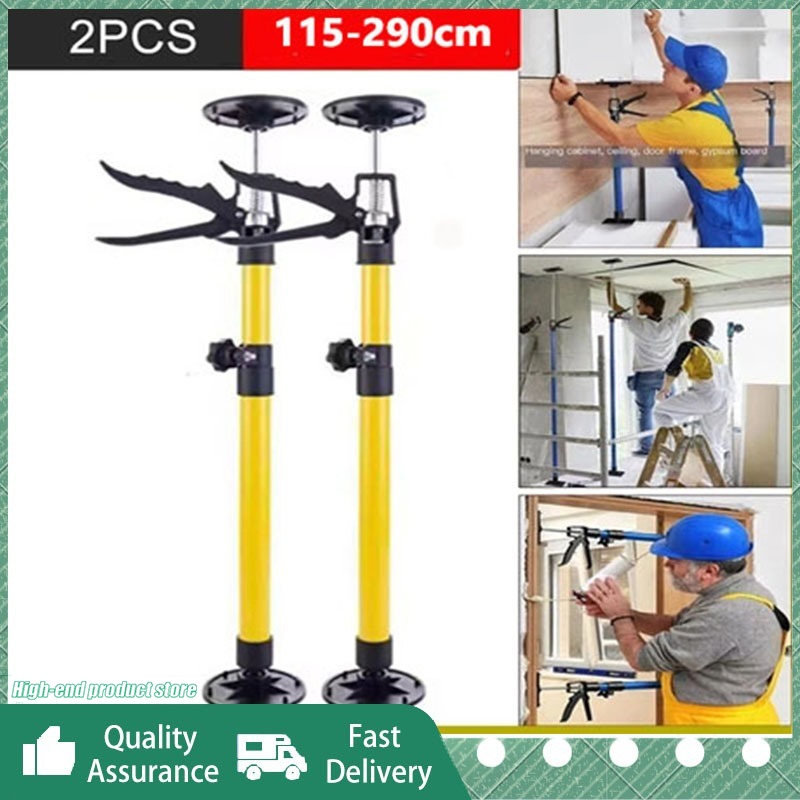 2-Piece Adjustable Telescopic Support Rod Wall Cabinet Carpentry Gypsum ...