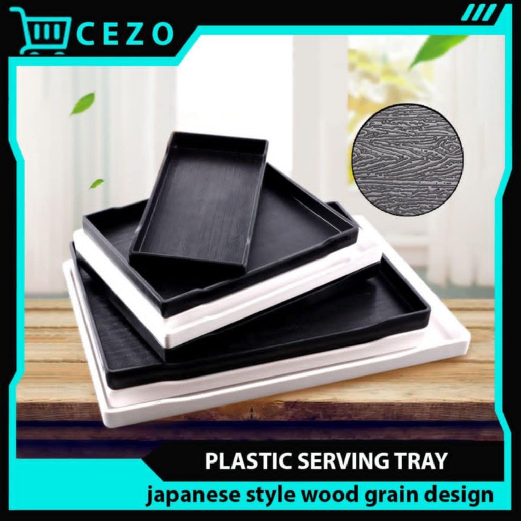 Hotel Tray Wooden Design Rectangular Plastic Tray Japanese Tea Coffee ...