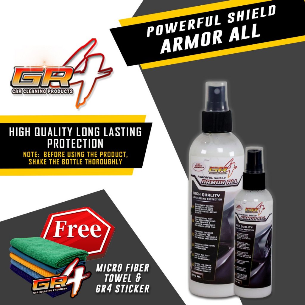 Armor-All with FREE 1pc. Towel & Sticker - Powerful Shield Protection ...