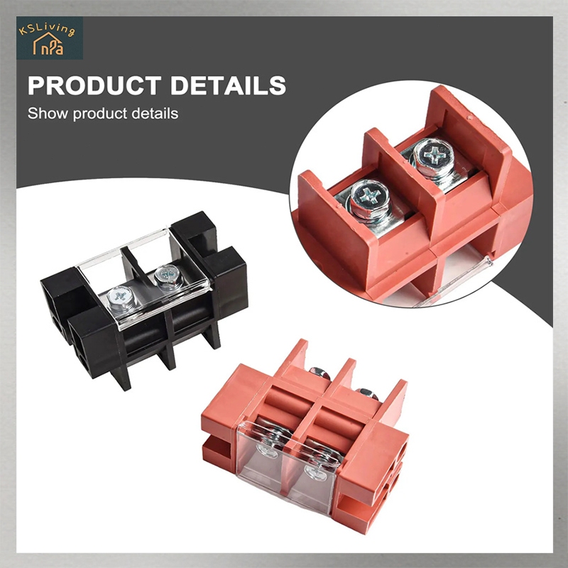 (COD)High Current Terminal Block Transparent Protective Case Easy ...