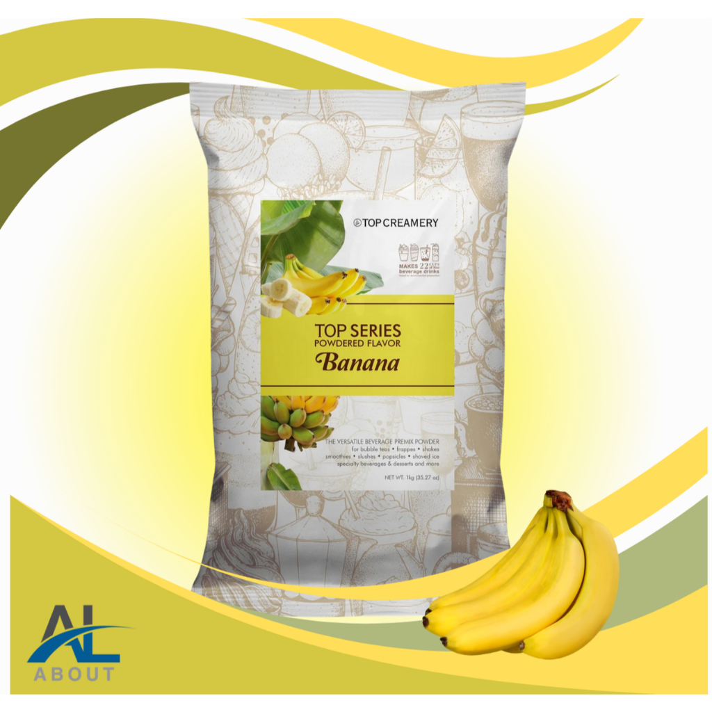 TOP Creamery Banana Flavor Powder 1kg | Shopee Philippines