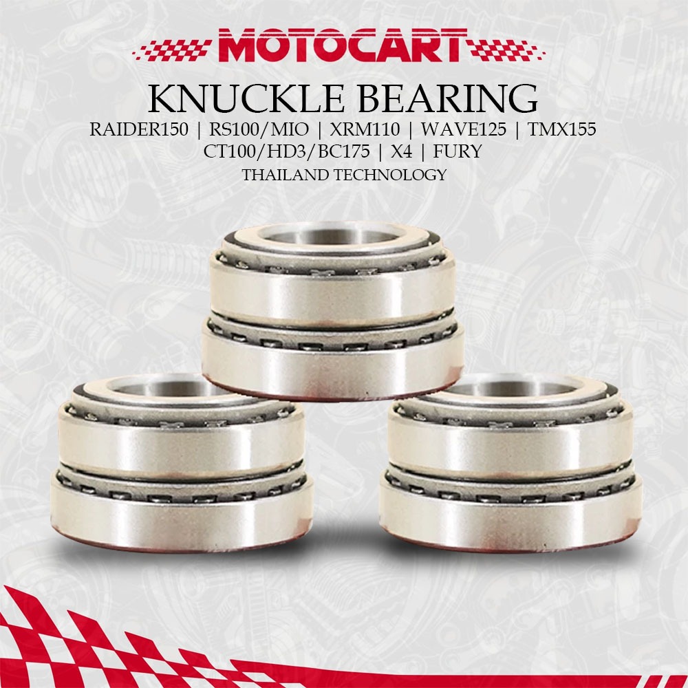 MotoCart MOTORCYCLE KNUCKLE BEARING FOR RAIDER150/RS100/MIO/SMASH ...
