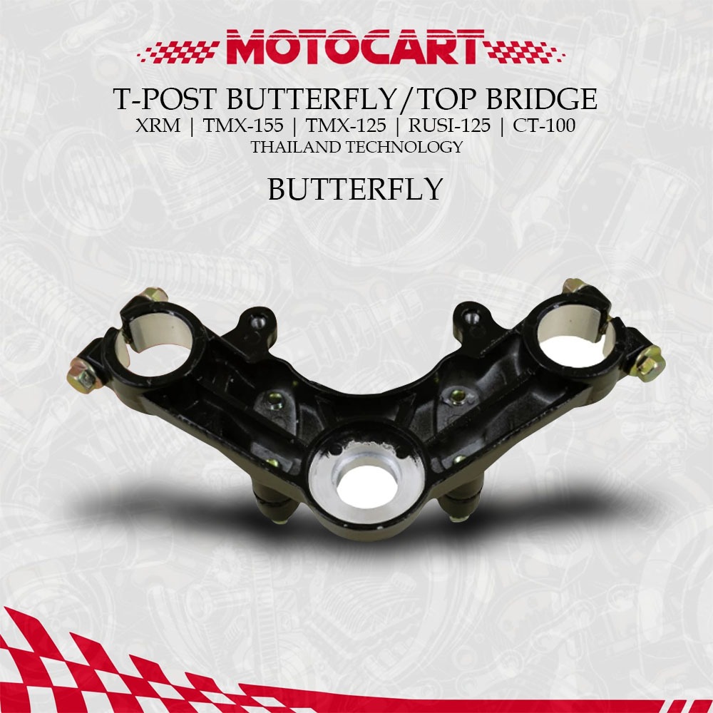 MotoCart T-POST BUTTERFLY HANDLE CROWN FOR XRM, TMX155, TMX125, RUSI125 ...