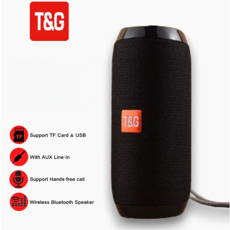 T&G TG-117 SplashProof Wireless Portable Stereo Sleek Appearance with ...