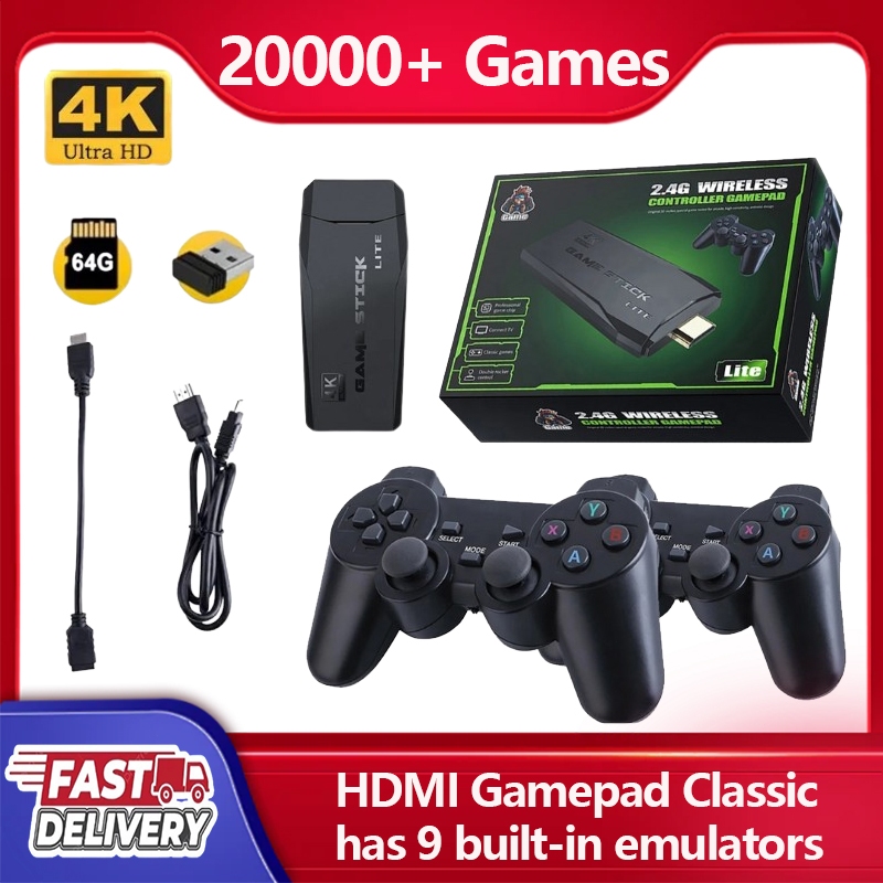 M8 Mini Game Console 4K HD Video Game Sticks Classic Vintage 20000 ...