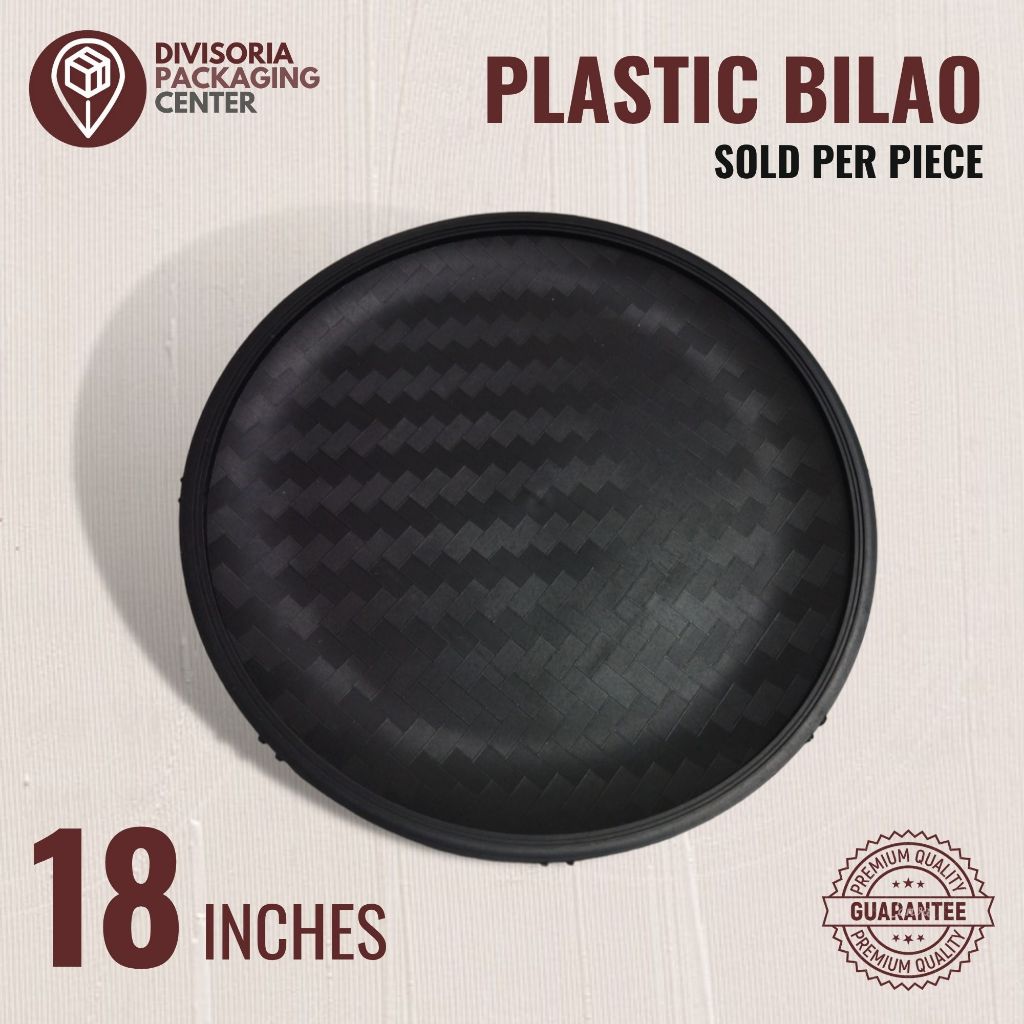 Plastic Bilao Size 18" [ Sold Per Piece ] Black Bilao Food Bilao Tray ...