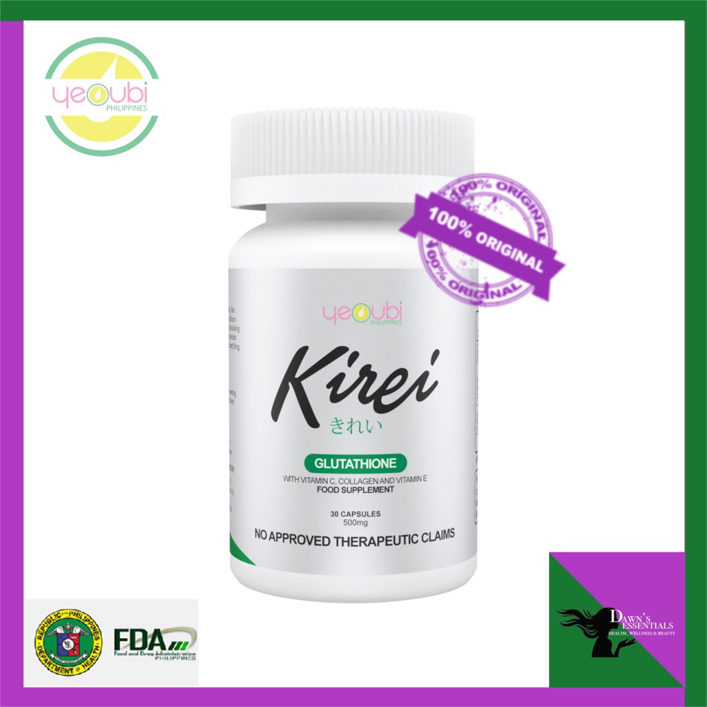 Kirei Glutathione (30 Capsules) | Shopee Philippines