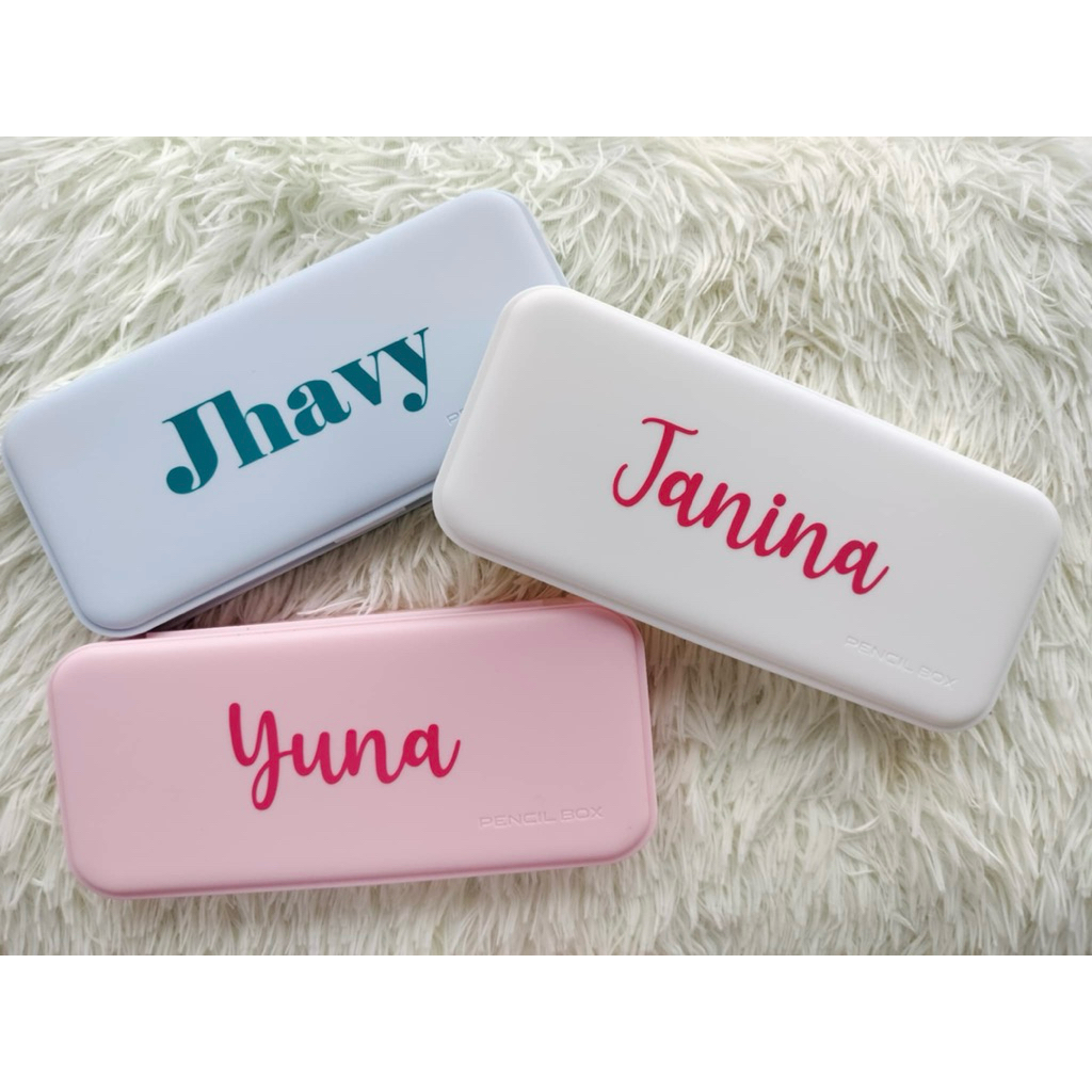 Personalized Pencil Case (With Vinyl Sticker) | Shopee Philippines