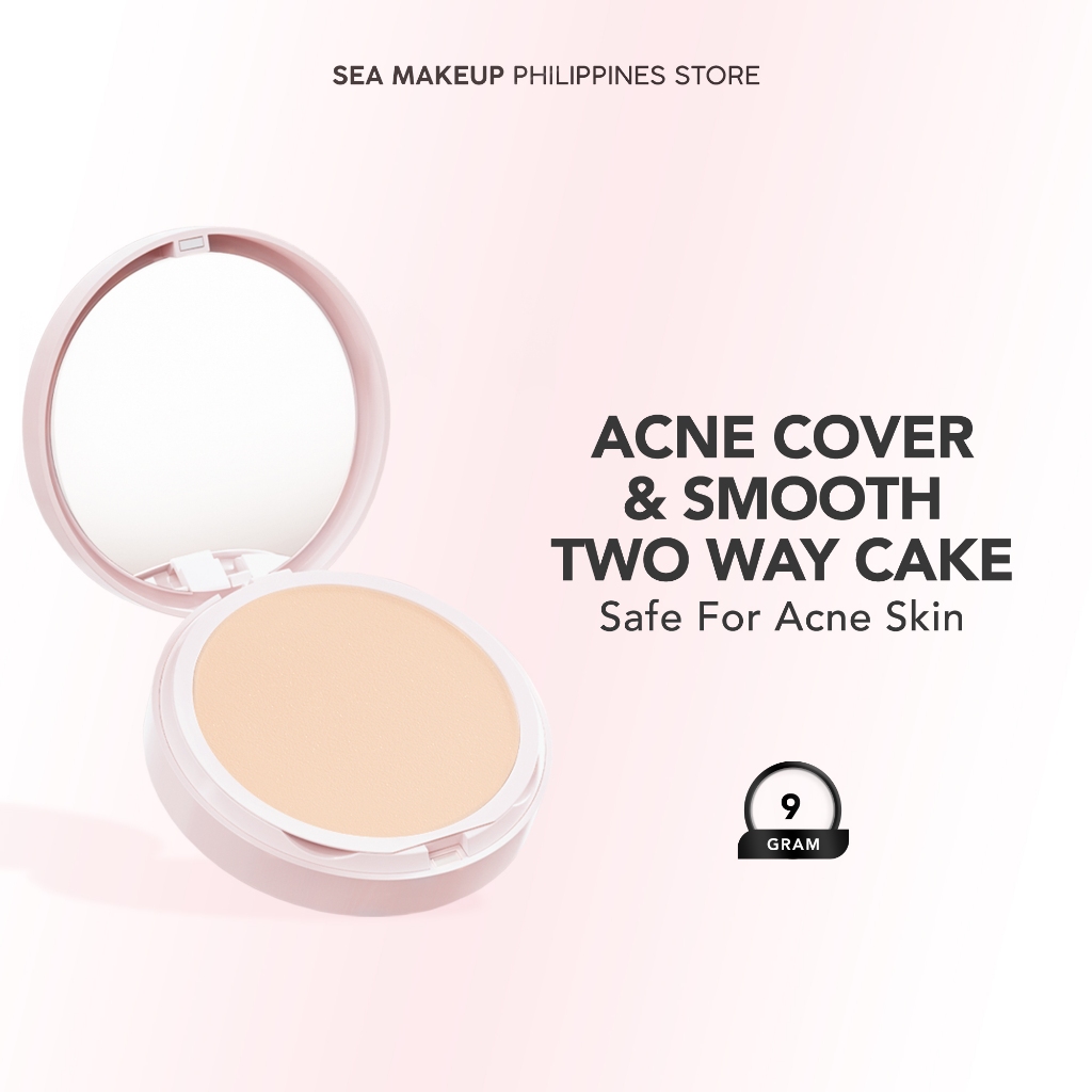 Sea Makeup Acne Cover & Smooth Two Way Cake Salicylic Acid ...