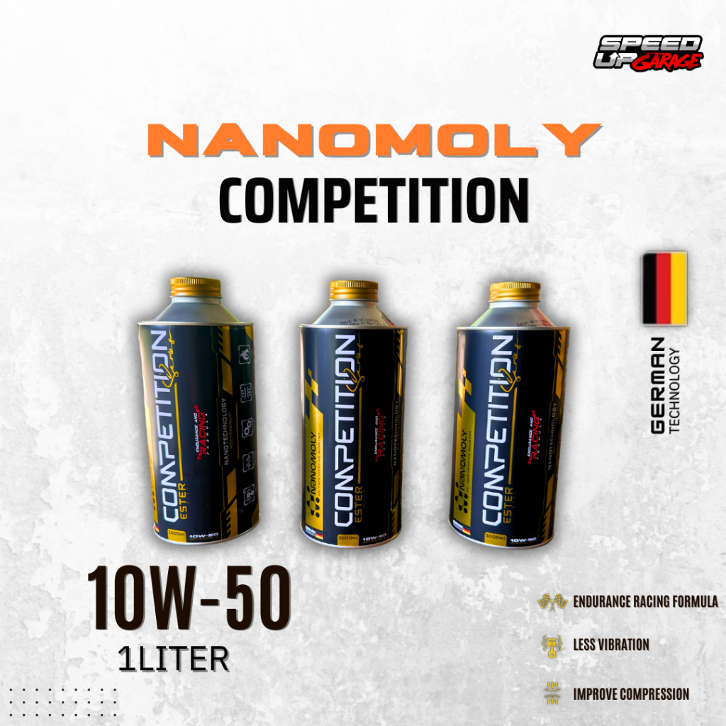NANOMOLY COMPETITION ENGINE OIL 10W-50 | Shopee Philippines