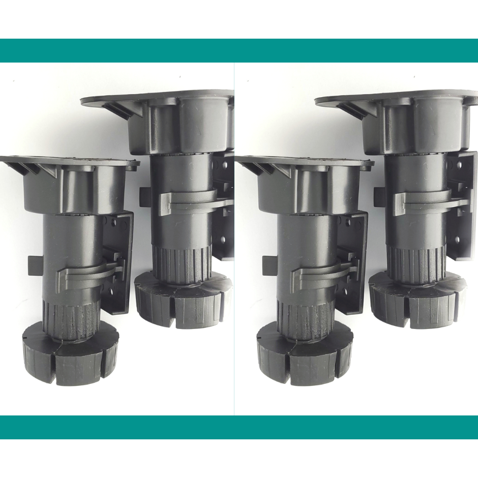 Adjustable Plinth Foot for Kitchen Cabinet (4pcs w/ 4clips) | Shopee ...