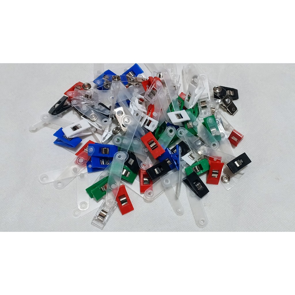 Id Card Clip and Name Tag Holder/ Crocodile Clip For Id's and Other ...