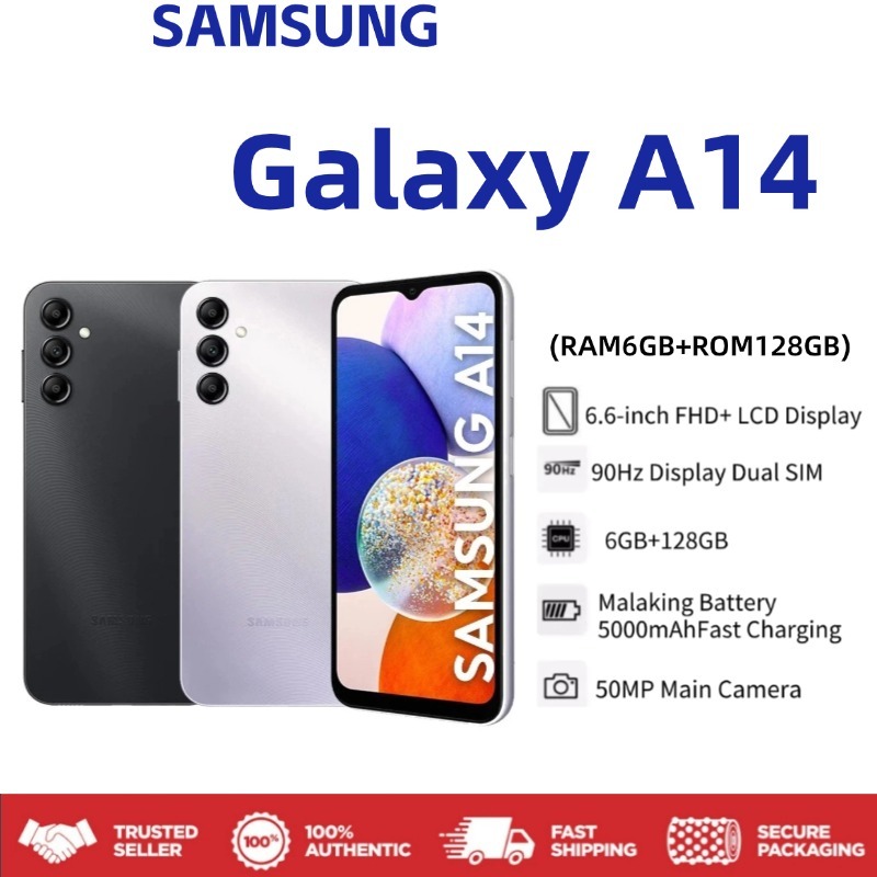 Smartphone Samsung Galaxy A14 6GB+128GB 6.6-inch screen MediaTek Helio ...