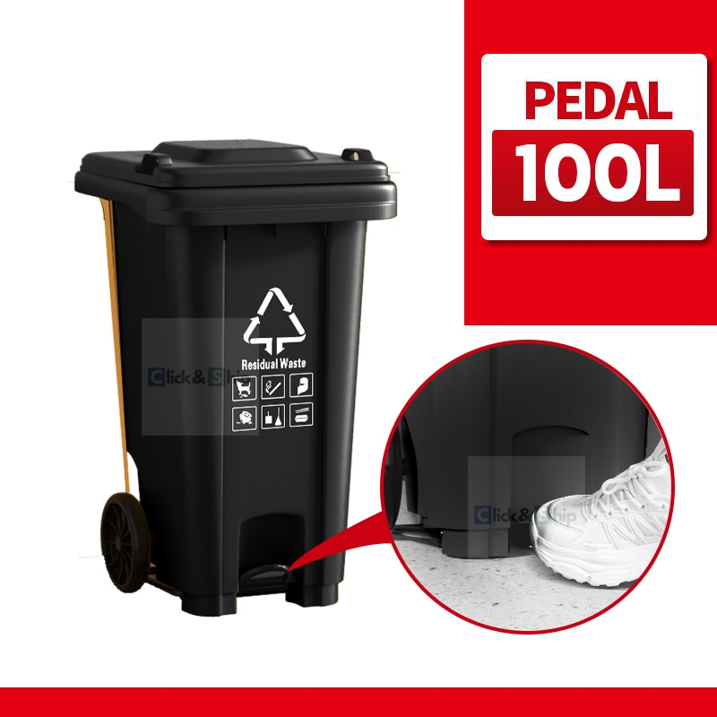 MULTI-COLOR TRASH BIN, HEAVY DUTY TRASH BIN 100L, 120L, 240L ...